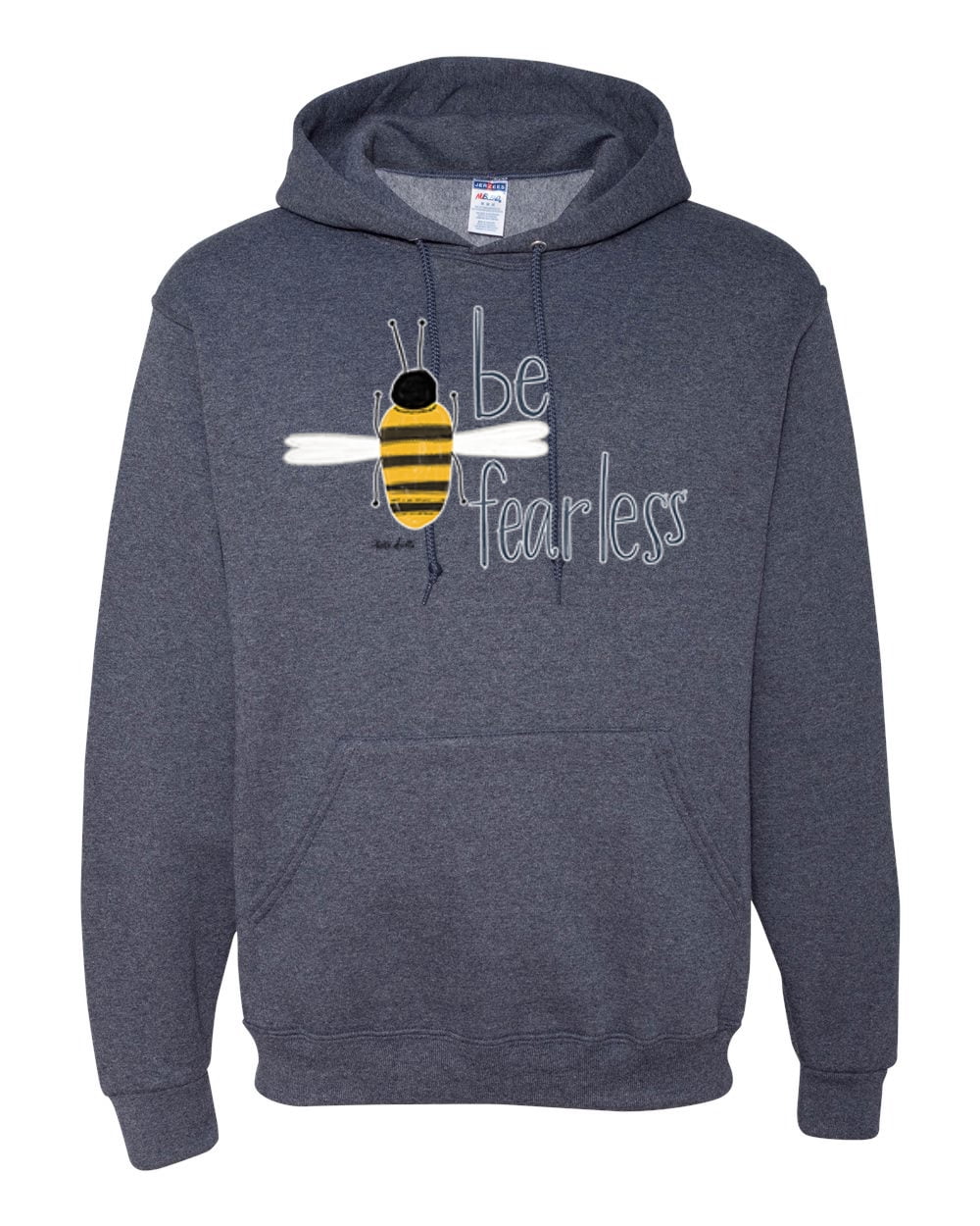 Wild Bobby, Be Fearless Buzzing Bee Pop Culture Unisex Graphic Hoodie ...