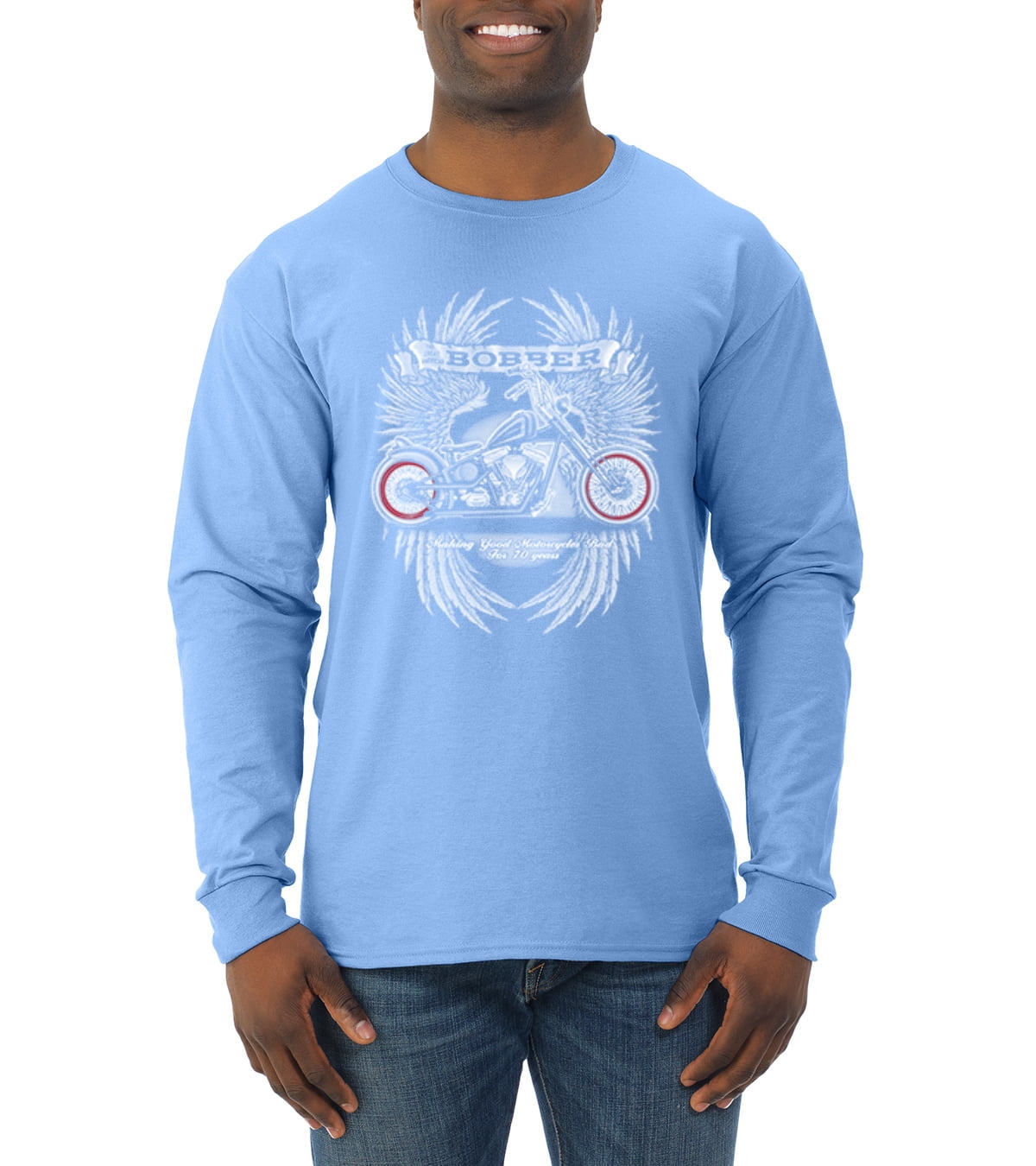 Wild Bobby, Bobber Bike Making Good Making Motorcycles Bad for 70 Years Cars and Trucks Mens ...