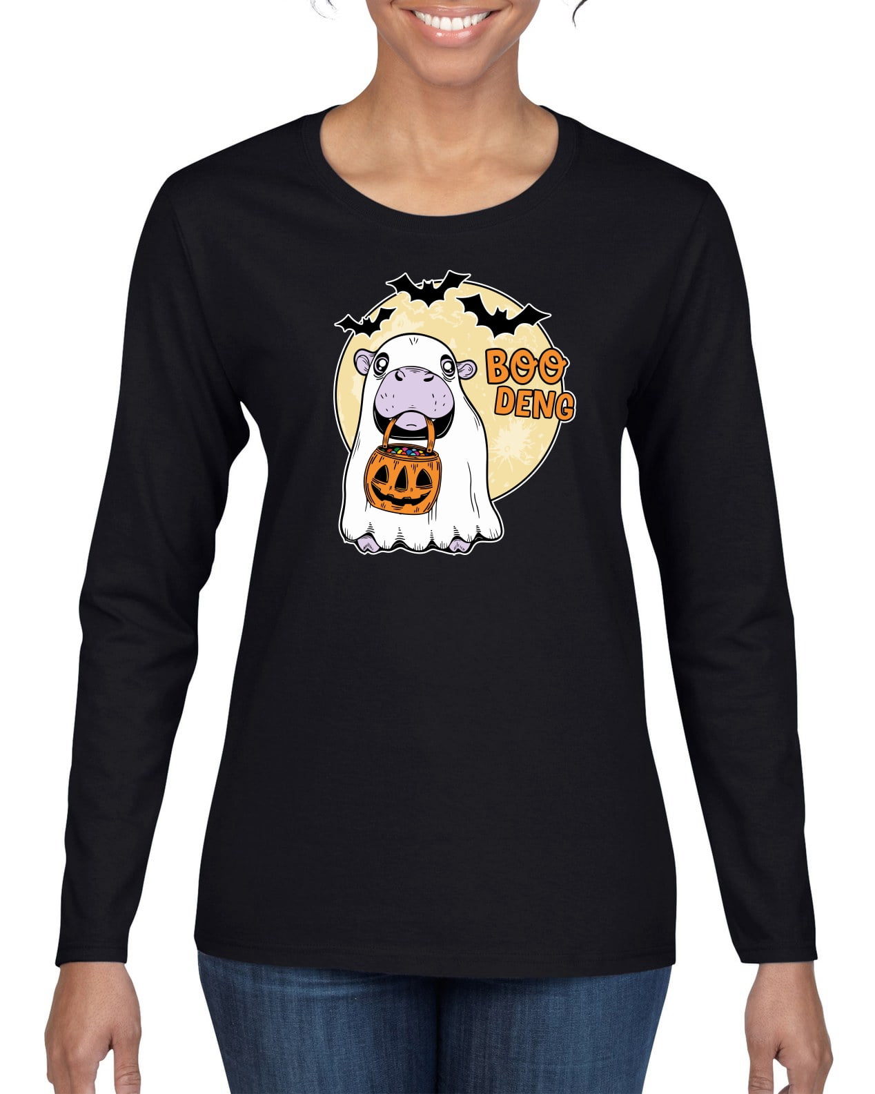 Wild Bobby Boo Deng Funny Cute Pygmy Hippo Thailand Trick or Treat Bat ...