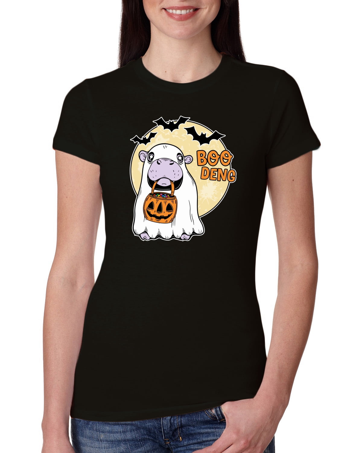 Wild Bobby Boo Deng Funny Cute Pygmy Hippo Thailand Trick or Treat Bat ...