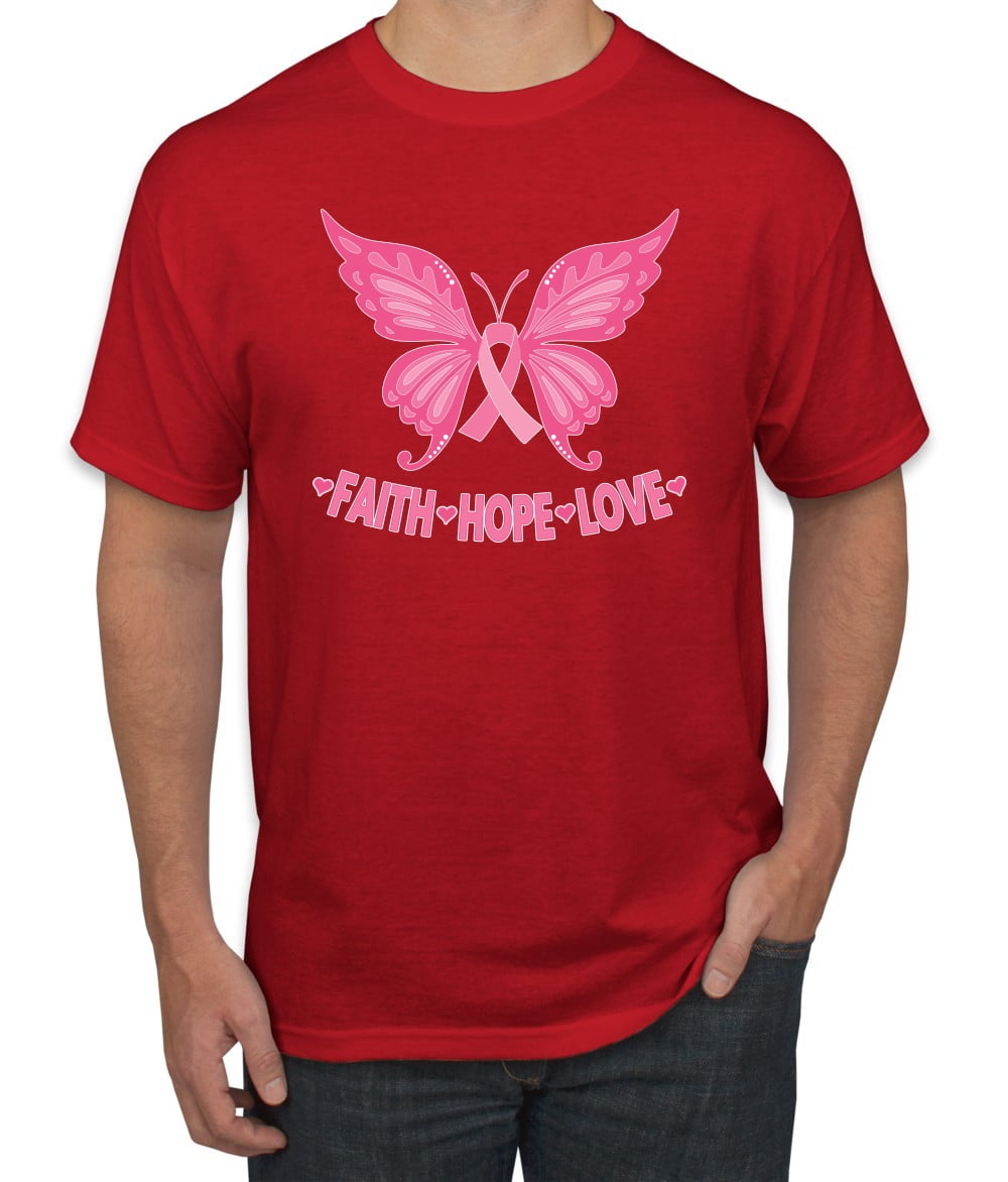 Wild Bobby, Butterfly Pink Ribbon Faith Hope Love, Breast Cancer ...