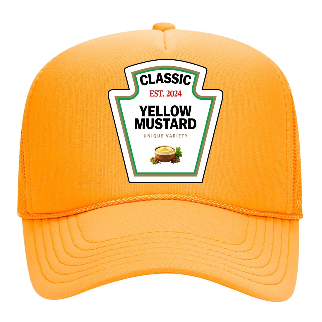 Wild Bobby Classic Yellow Mustard Sauce Funny Condiment Cap DIY Costume ...