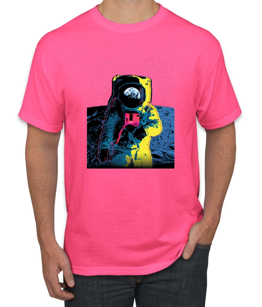 Wild Bobby, Colorful Cosmic Neon Astronaut Lunar Spaceman Moon Galaxy ...