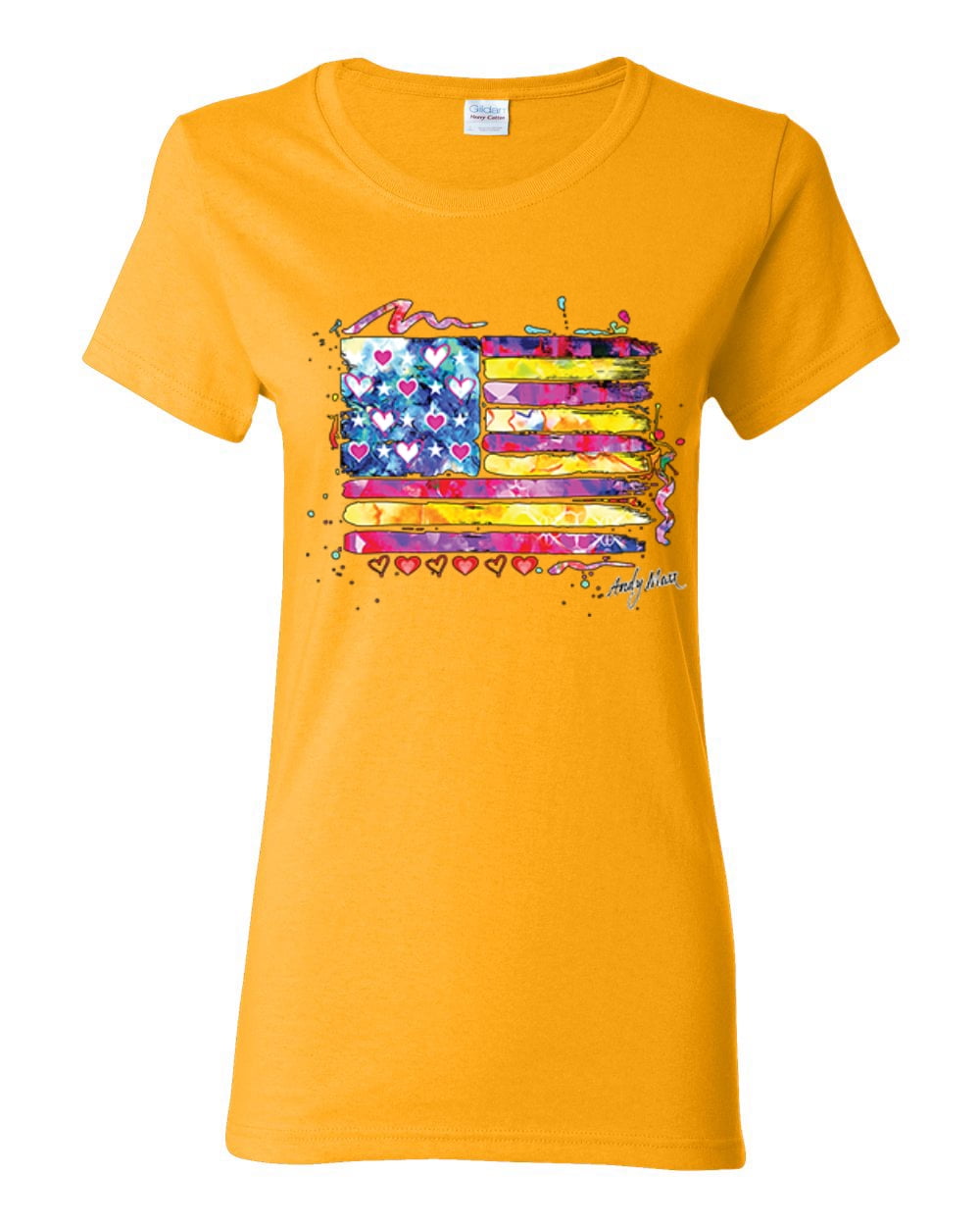 Wild Bobby, Colorful Neon Flag Hearts Love, Streetwear, Women Graphic ...