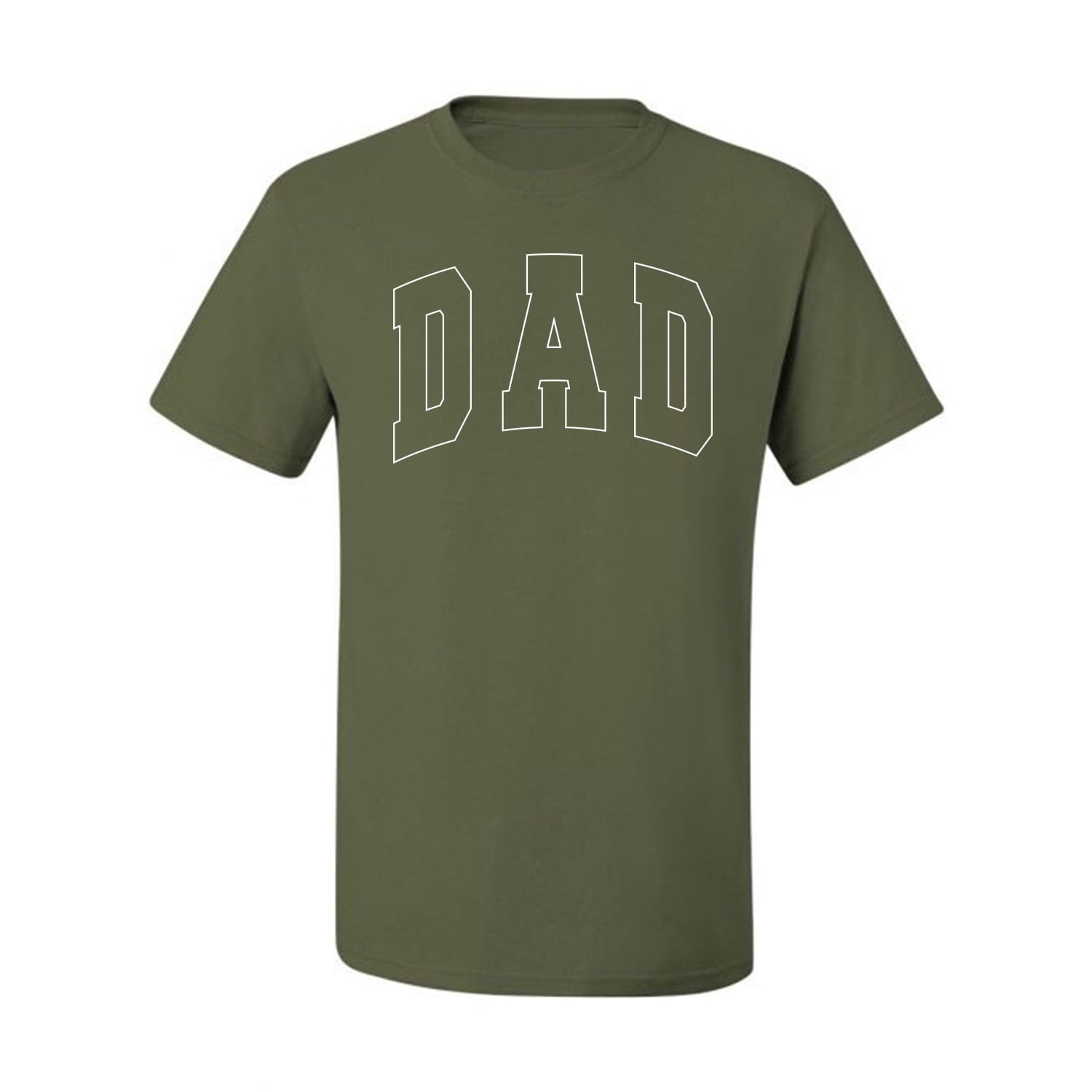 Wild Bobby DAD Varsity Letters Men Tee - Walmart.com