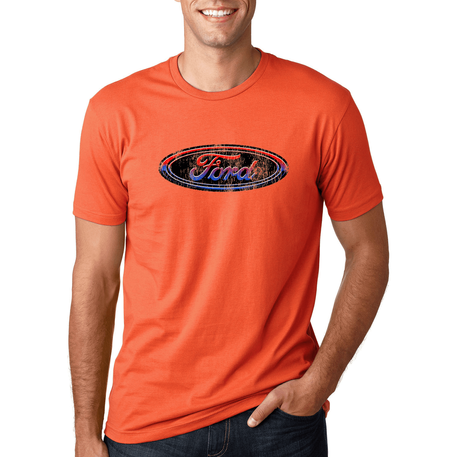 Wild Bobby, Ford Distressed USA Red White and Blue Tough Logo Cars and ...