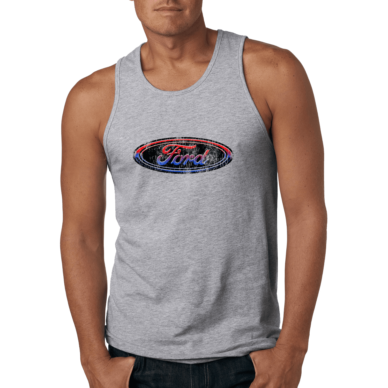Wild Bobby, Ford Distressed USA Red White and Blue Tough Logo Cars and ...