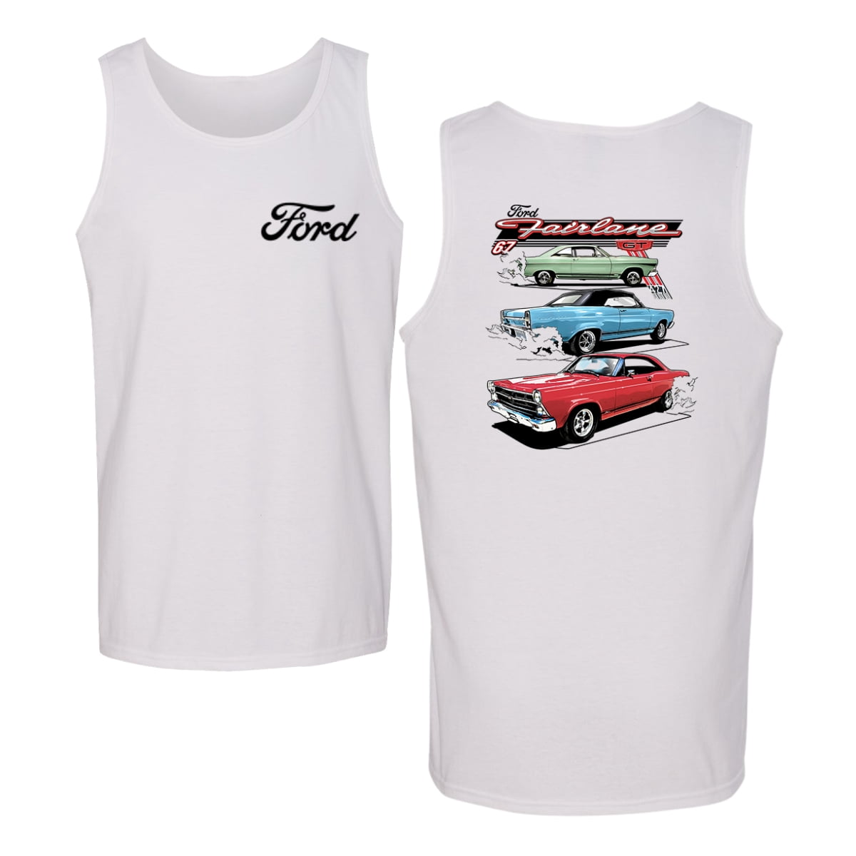 Wild Bobby Ford Fairlane GT 427 Red Blue Green Classic Vintage Car ...