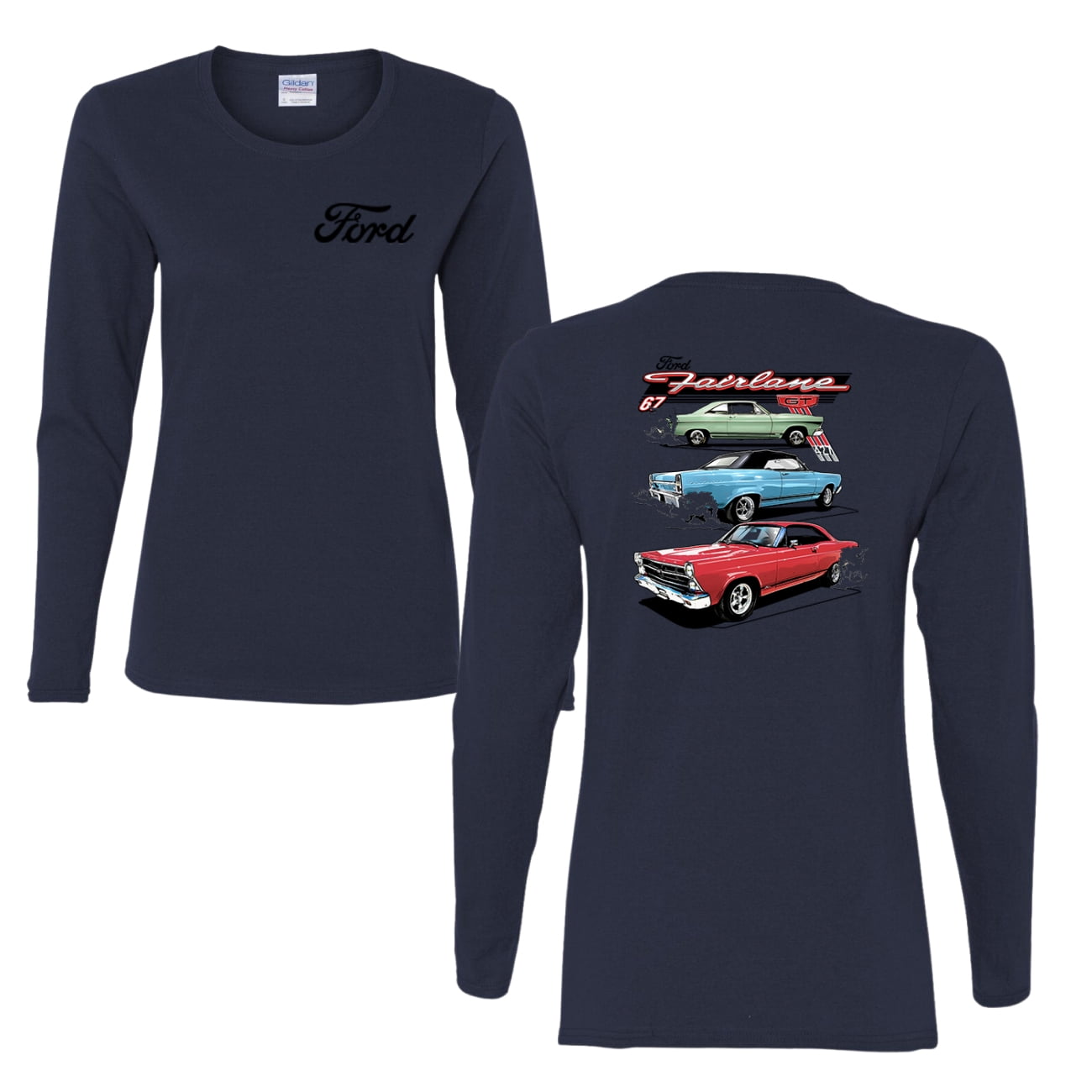 Wild Bobby Ford Fairlane GT 427 Red Blue Green Classic Vintage Car ...