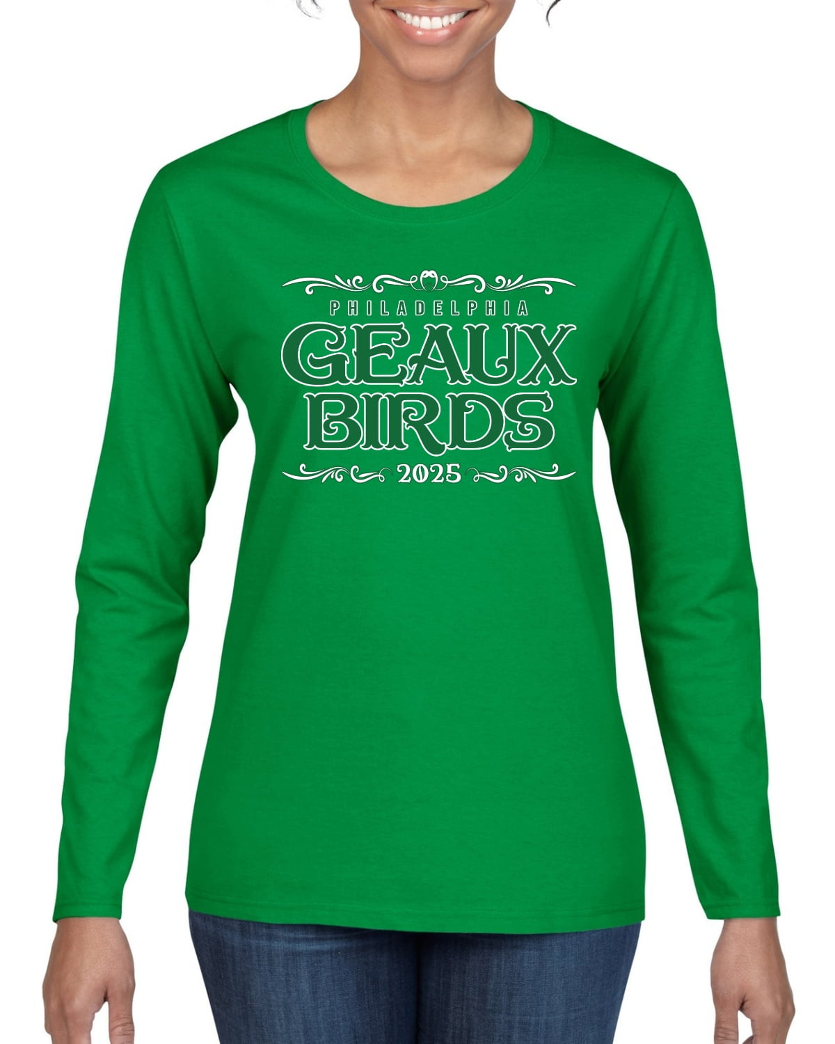 Wild Bobby Geaux Birds 2025 Classic Philly PA Football Est 1933 Women ...