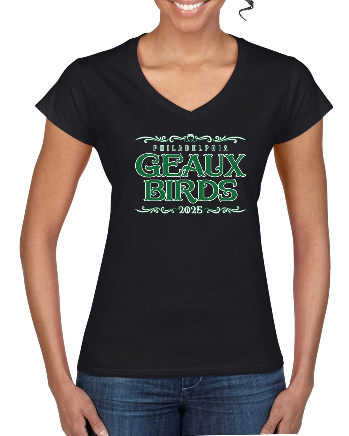Wild Bobby Geaux Birds 2025 Classic Philly PA Football Est 1933 Women ...