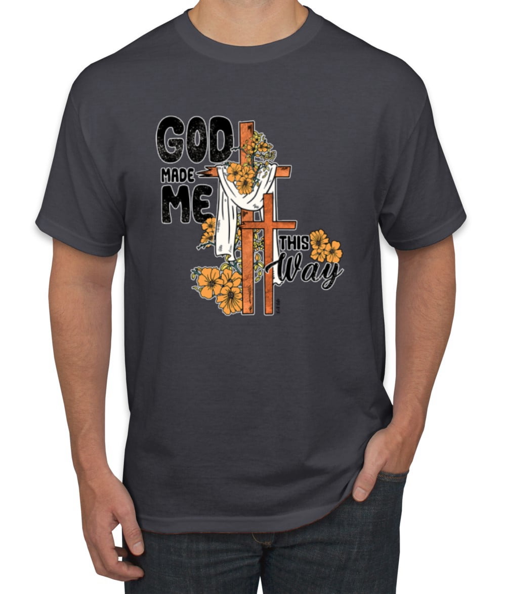 Wild Bobby God Made Me This Way Cross with Sunflowers Inspirational ...