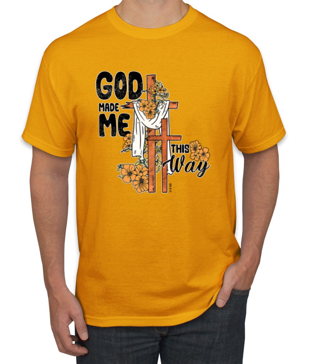 Wild Bobby God Made Me This Way Cross with Sunflowers Inspirational ...