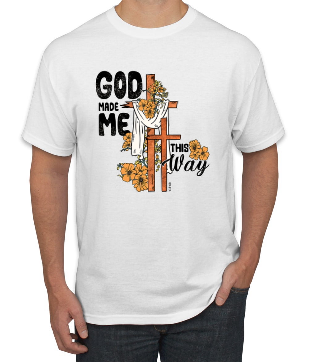Wild Bobby God Made Me This Way Cross with Sunflowers Inspirational ...