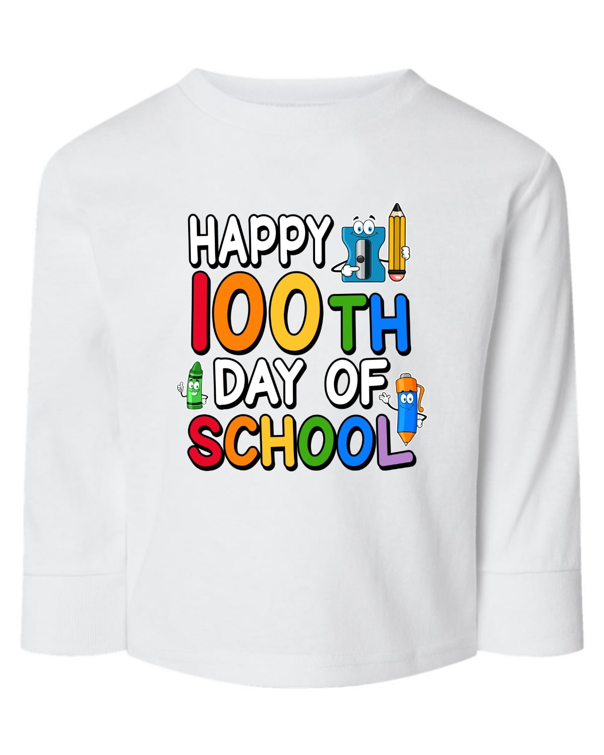 Wild Bobby Happy 100th Day of School Cute Pencil Marker, 100 Days of ...