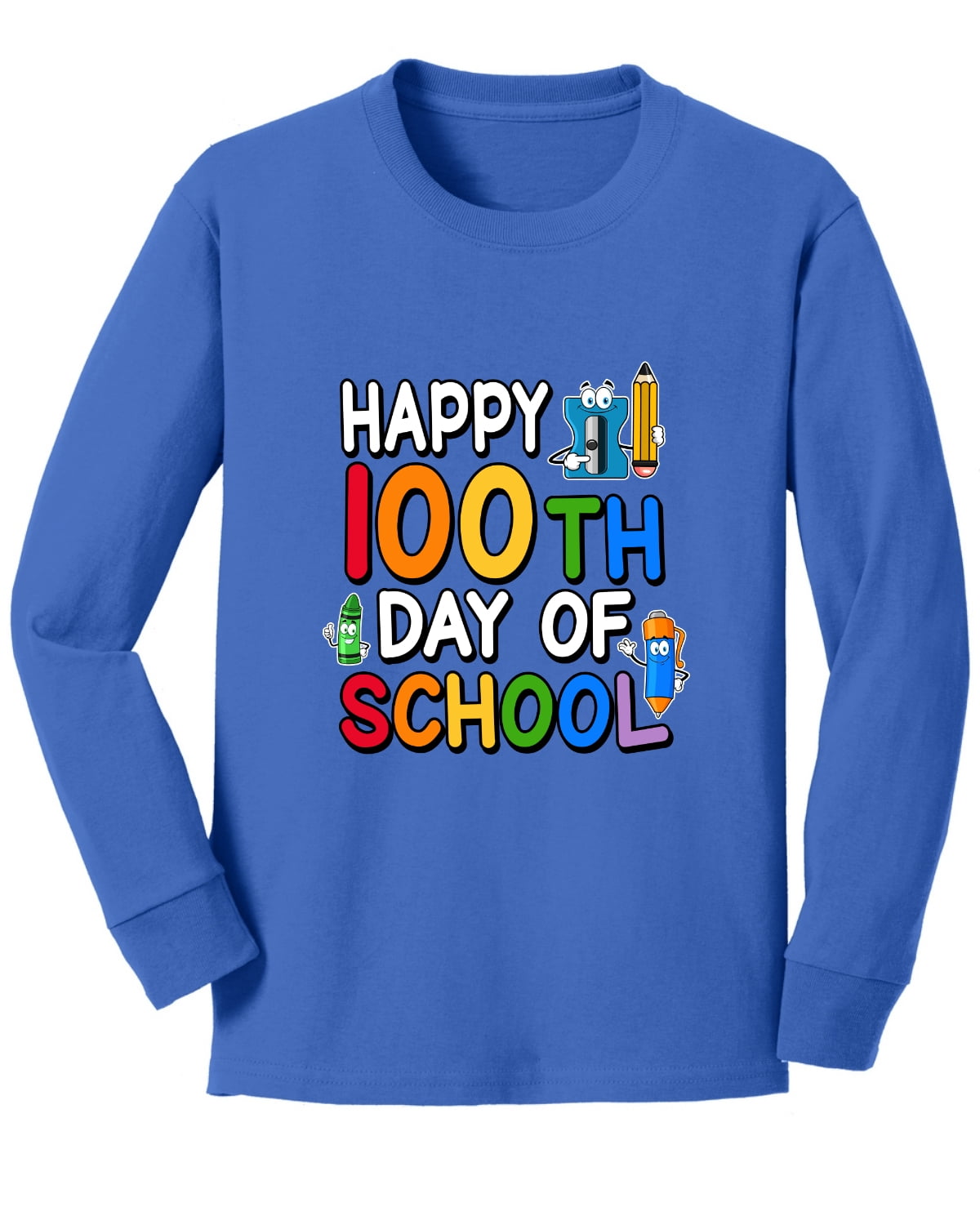 Wild Bobby Happy 100th Day of School Cute Pencil Marker, 100 Days of ...