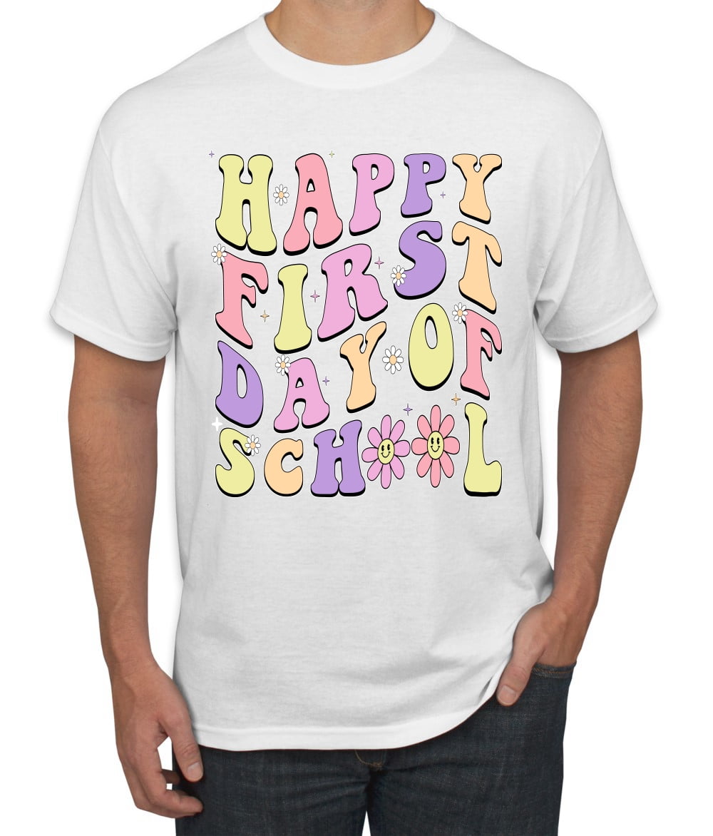 Wild Bobby Happy First Day of School Groovy Letter Back to School ...