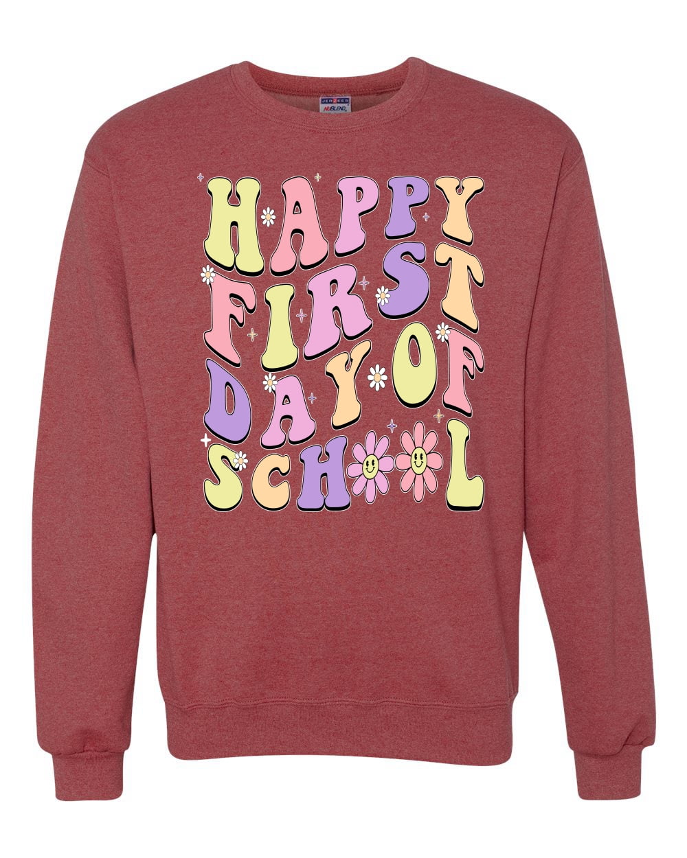 Wild Bobby Happy First Day of School Groovy Letter Back to School ...