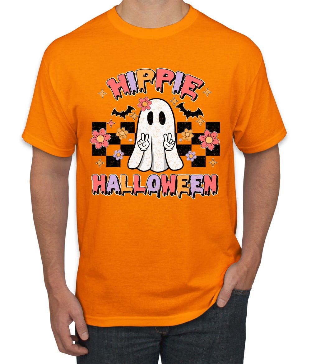 Wild Bobby Hippie Halloween Ghost Bats Stars Halloween Pink Orange ...