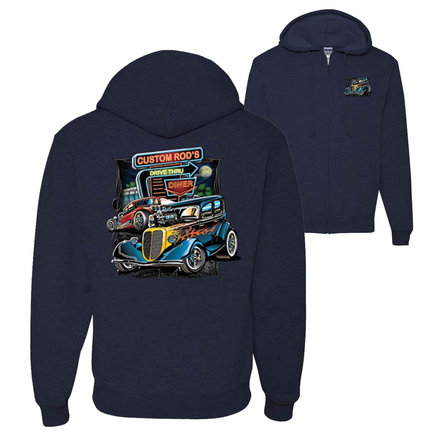 Wild Bobby,Hot Custom Rods Drive Thru Diner Cars and Trucks Front and ...