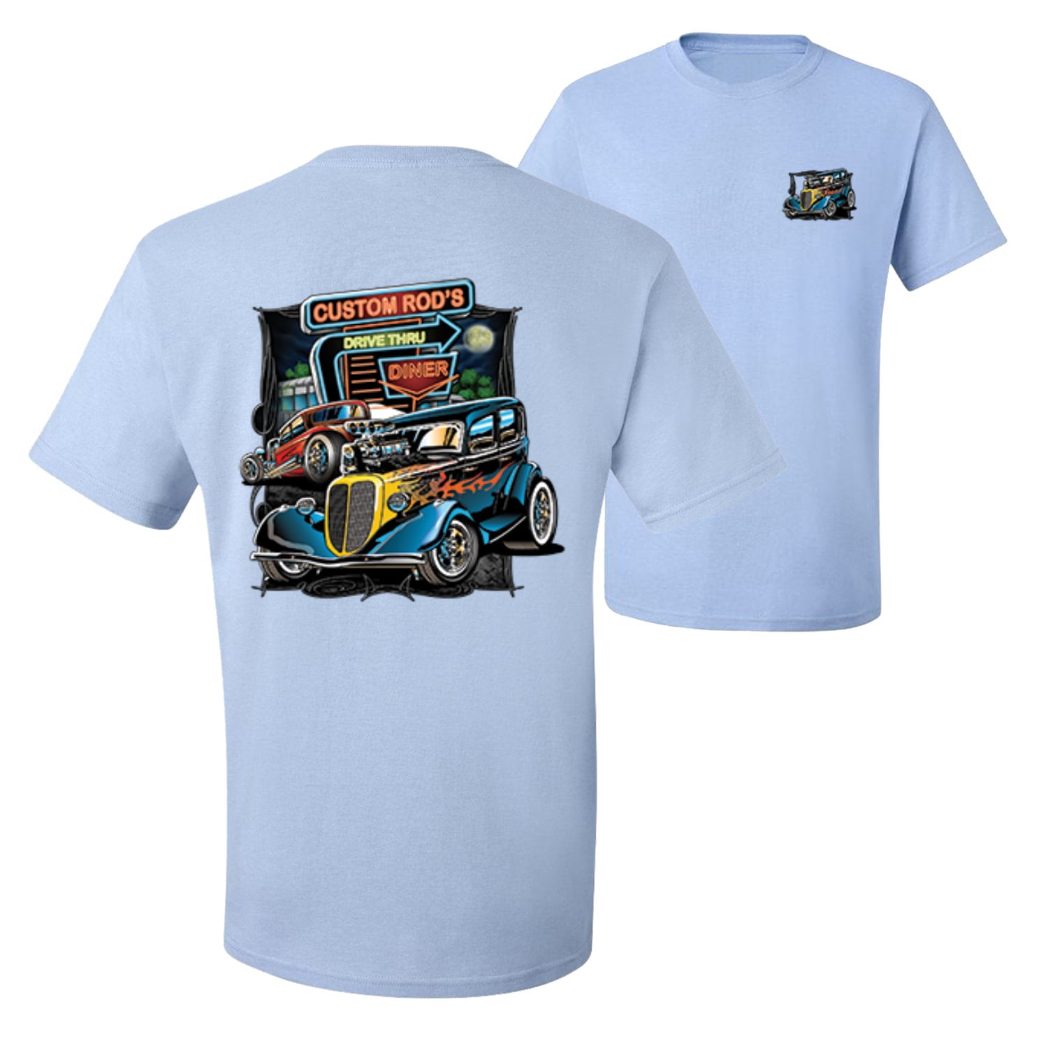 Wild Bobby,Hot Custom Rods Drive Thru Diner Cars and Trucks Front and ...