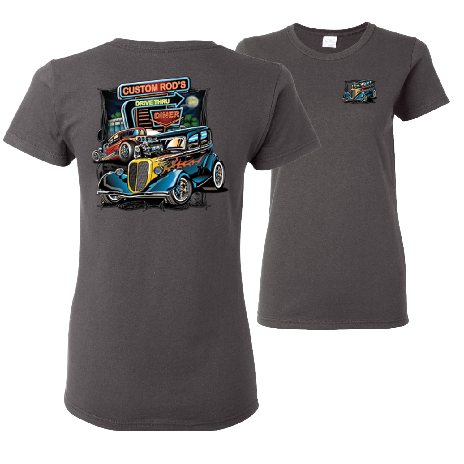 Wild Bobby,Hot Custom Rods Drive Thru Diner Cars and Trucks Front and ...