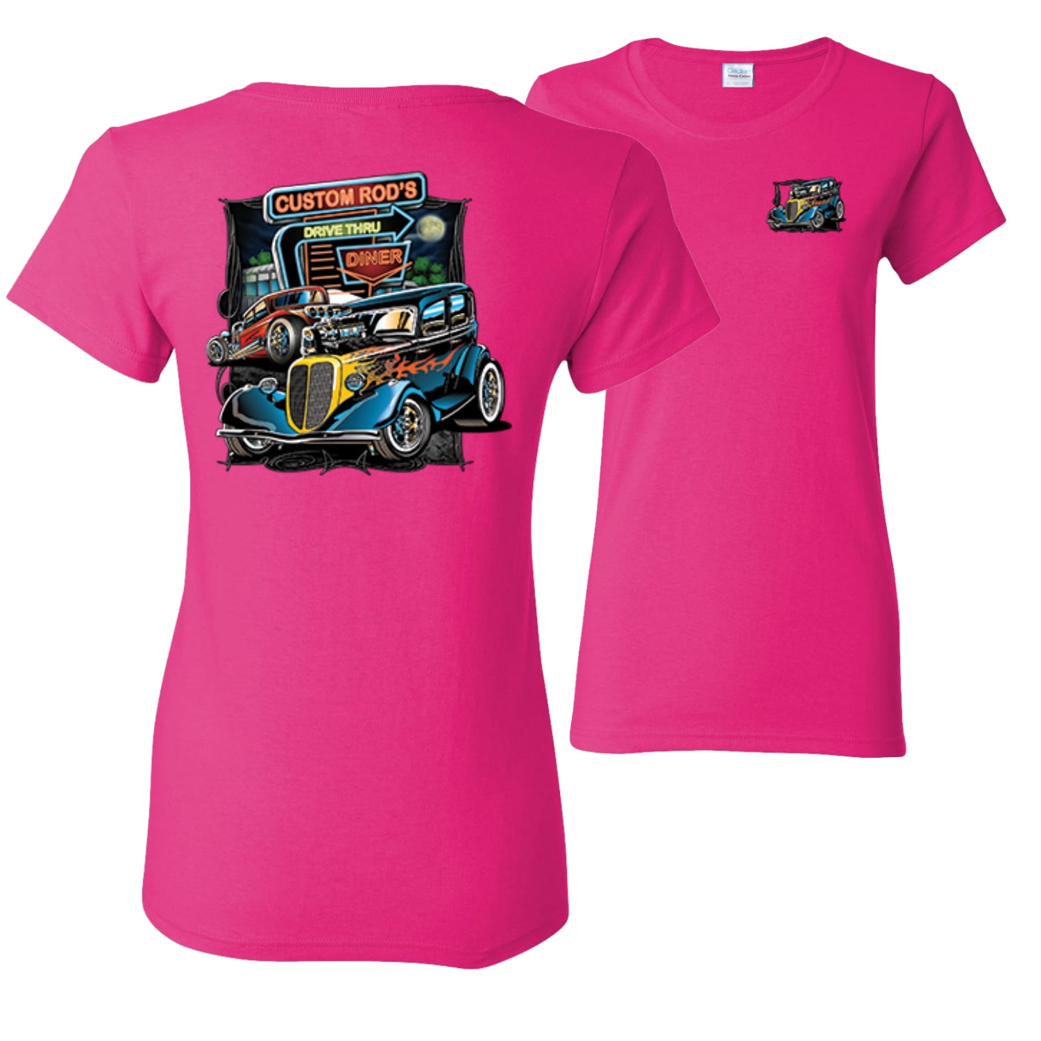 Wild Bobby,Hot Custom Rods Drive Thru Diner Cars and Trucks Front and ...