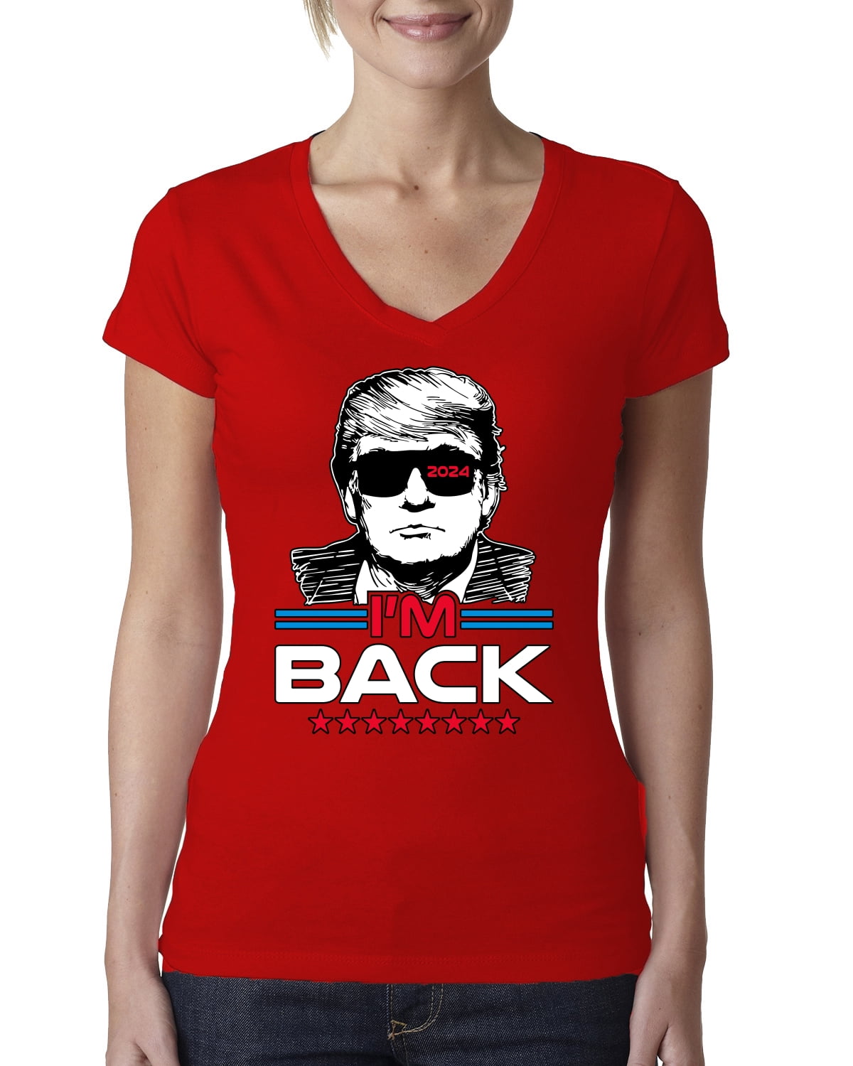 Wild Bobby President Trump I'm Back 2024 Terminator Robot Red Eye Women ...