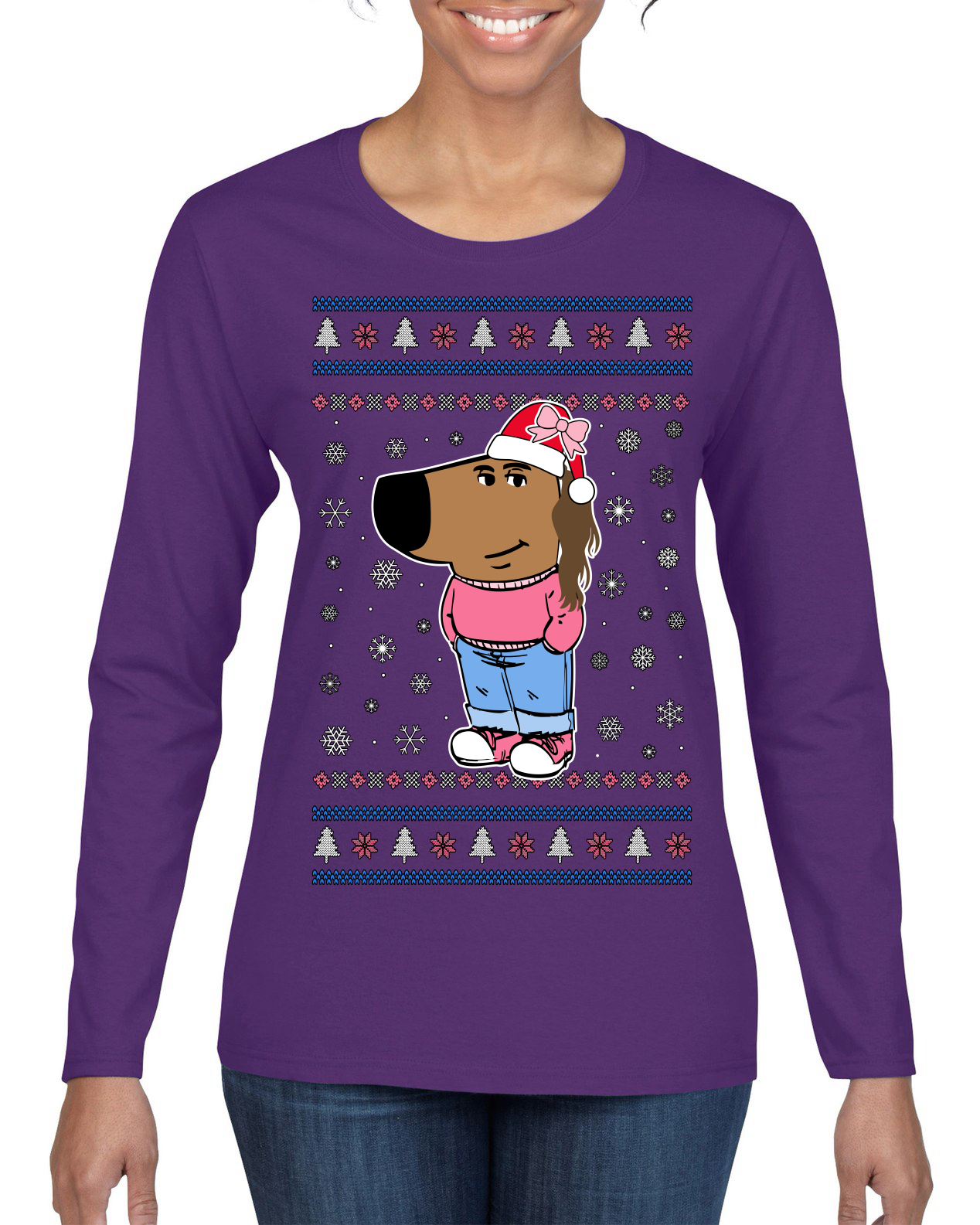 Wild Bobby I'm Just a Chill Girl My New Character, Santa Dog Viral Meme ...