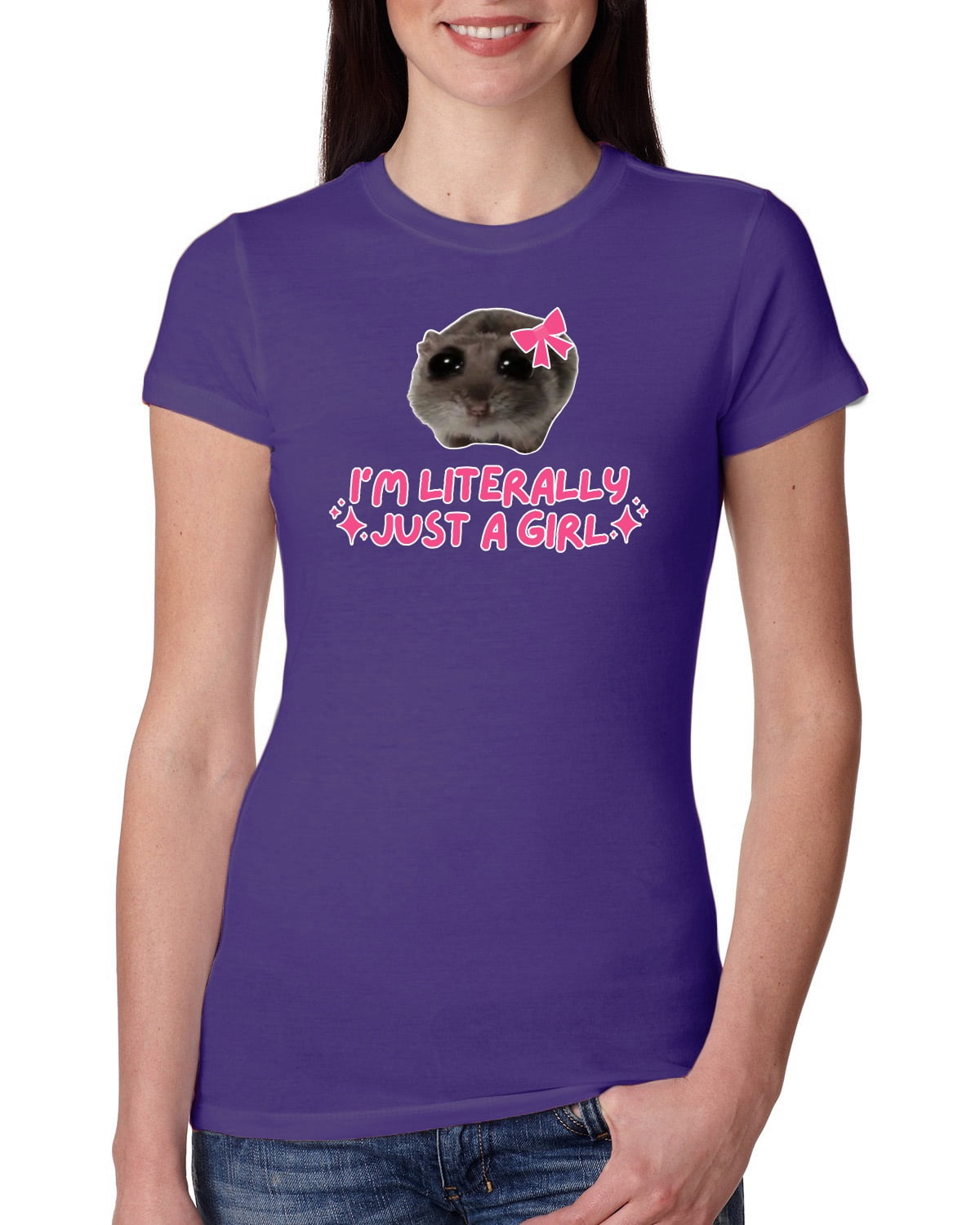 Wild Bobby I'm Literally Just a Girl Funny Deep Fried Brain Rot Hamster ...