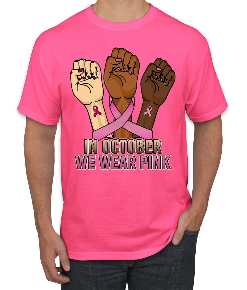 Wild Bobby In October We Wear Pink Protest Fists Breast Cancer ...