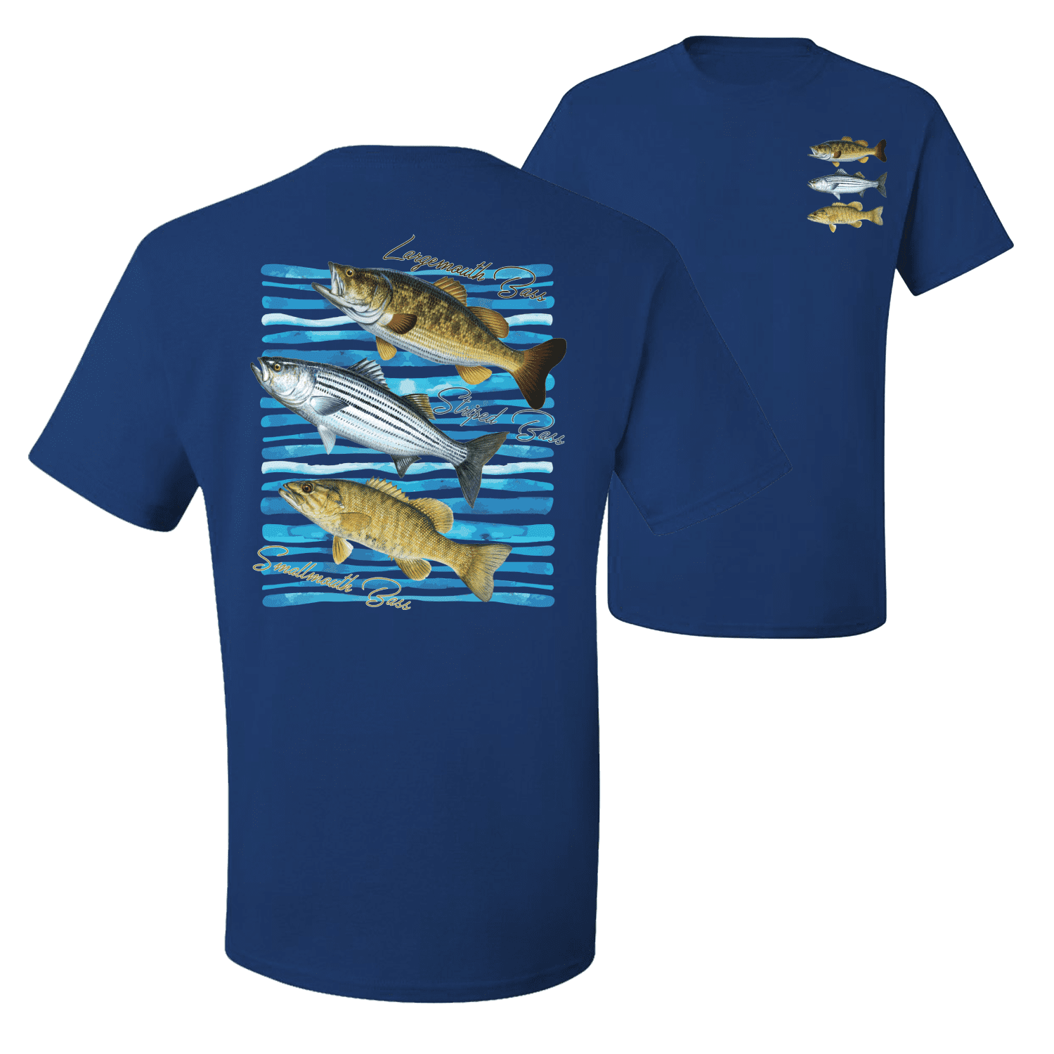 Wild Bobby, Largemouth Striped Big Bass Fish, Fishing, Graphic Tees ...