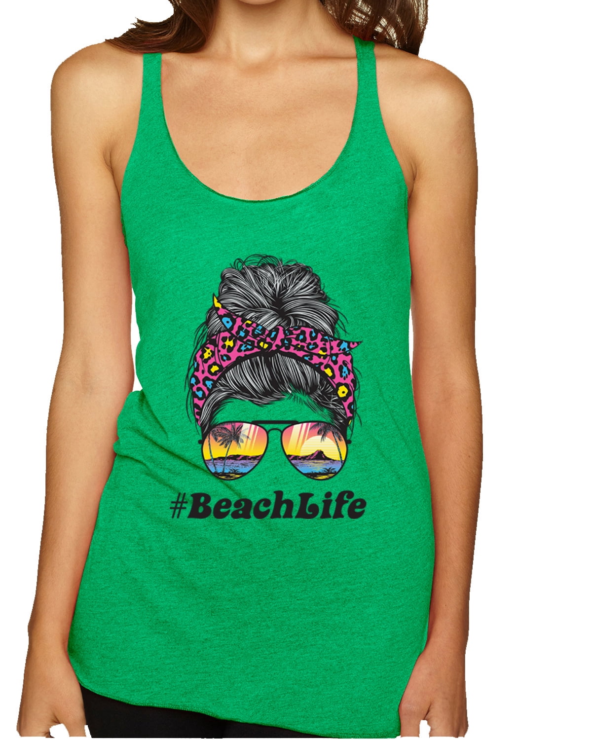 Wild Bobby, Messy Bun BeachLife | Cool Neon Leopard Print Bandana ...