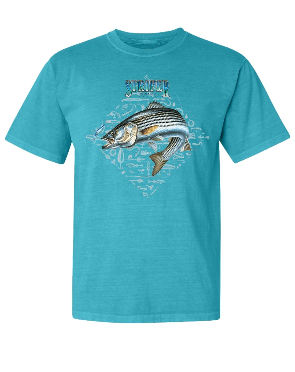 Wild Bobby, Nautical Striper Fresh & Salt Diamond, Fish, Garment-Dyed ...