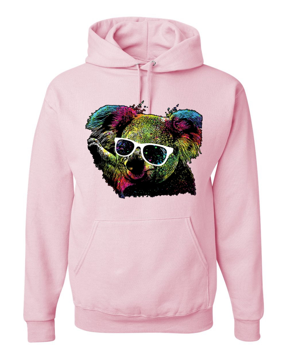 Wild Bobby, Neon Technicolor Trippy Party Rainbow Koala | Mens Animal ...