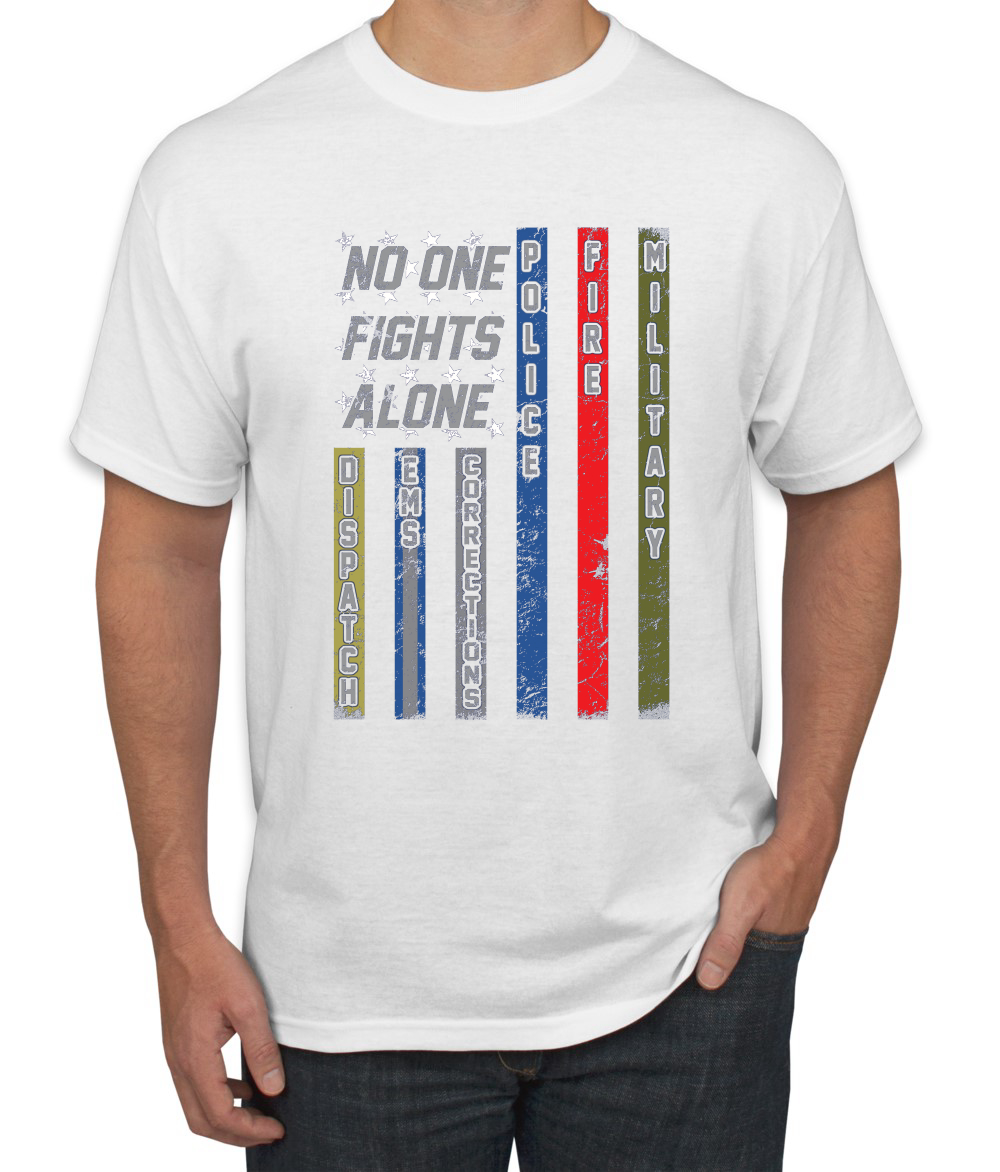 Wild Bobby, No One Fights Alone First Responder Dispatcher EMS Corrections Police Fire Military ...