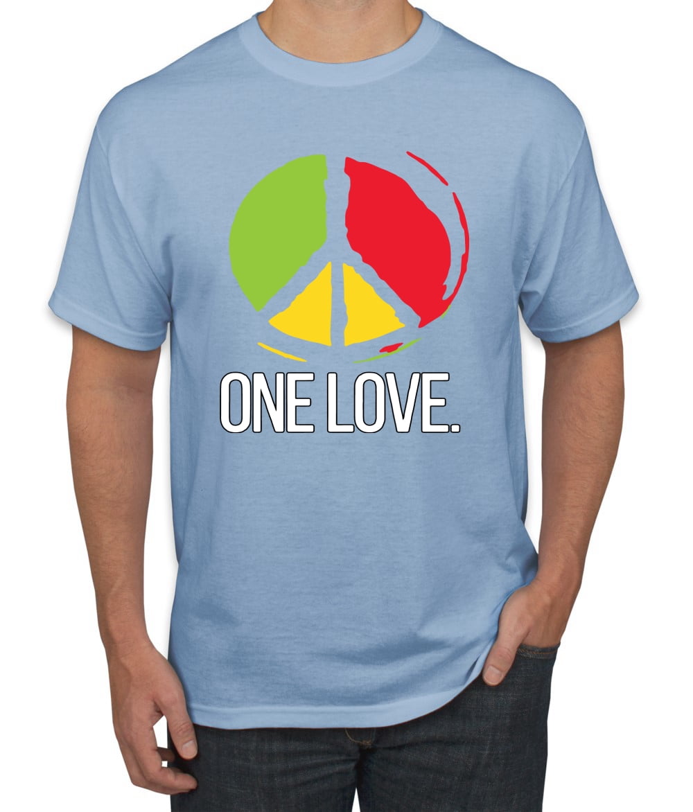 Wild Bobby One Love Peace 60s, Classic 1960s Rock n Roll Music Men Tee ...