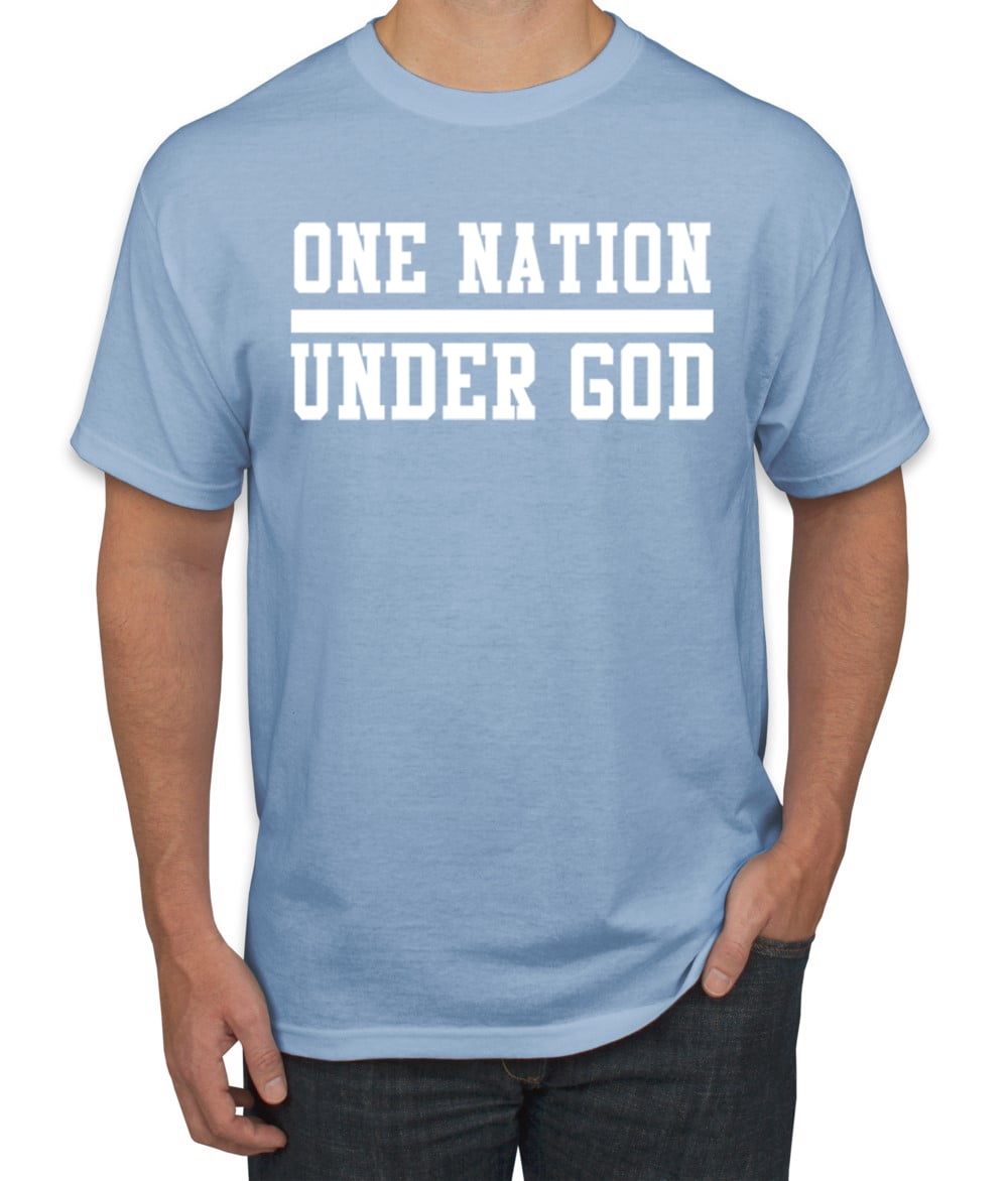Wild Bobby One Nation Under God Inspirational/Christian Men Graphic Tee ...