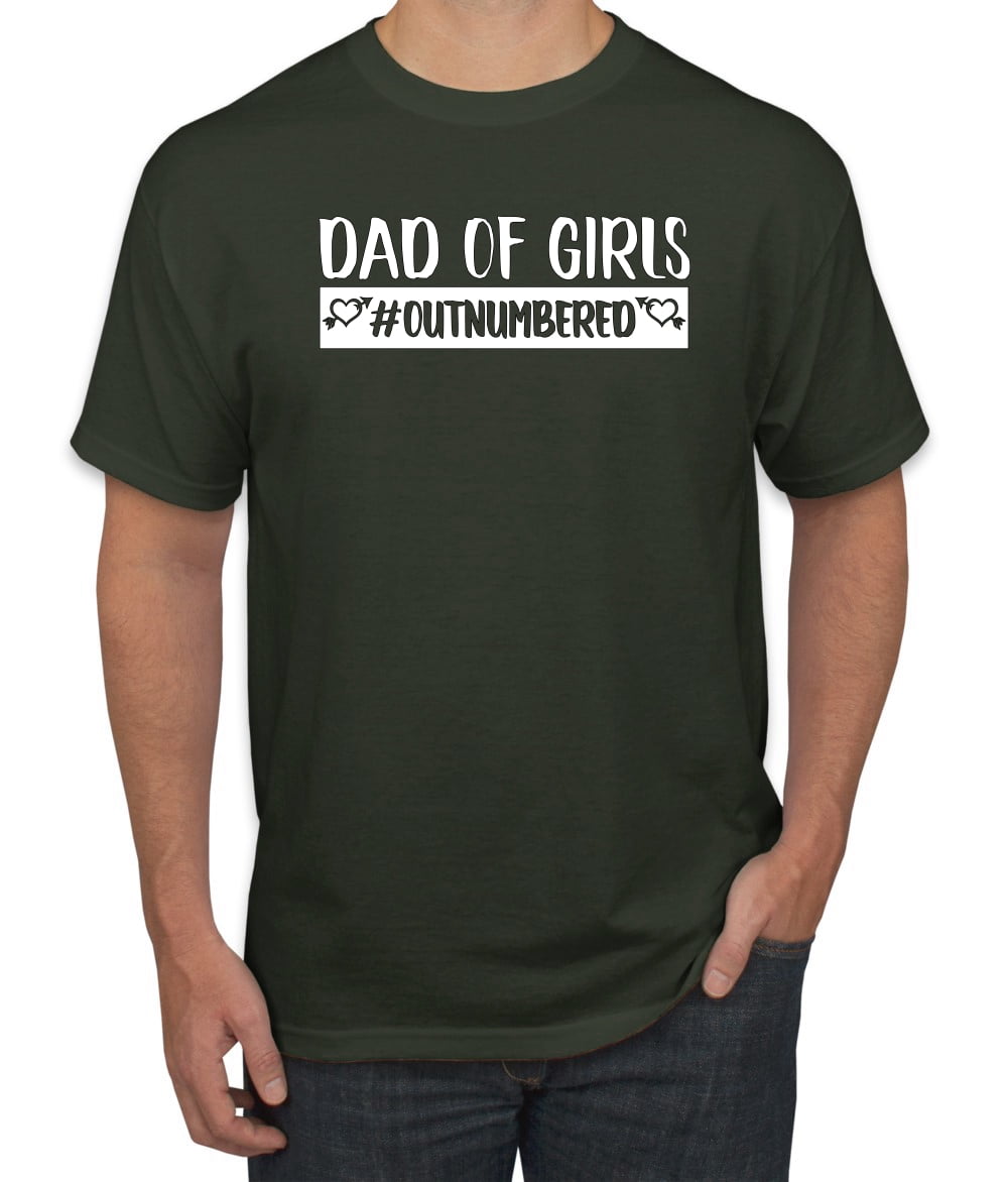 Wild Bobby, Outnumbered Dad with Girls Gift, Father's Day, Men Graphic ...