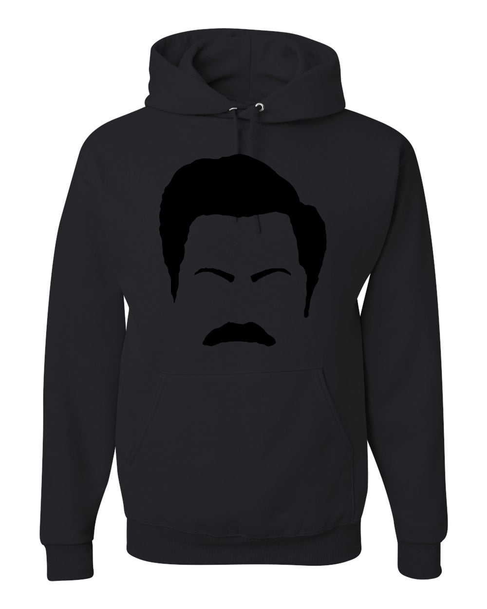 Wild Bobby, Parks and Rec Fans Ron Swanson Mustache Face Silhouette ...