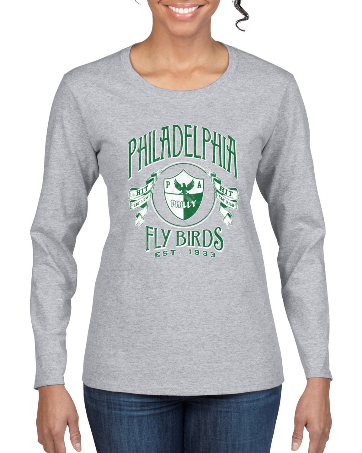 Wild Bobby Philly PA Football Fly Birds Est 1933 Classic Logo Green ...
