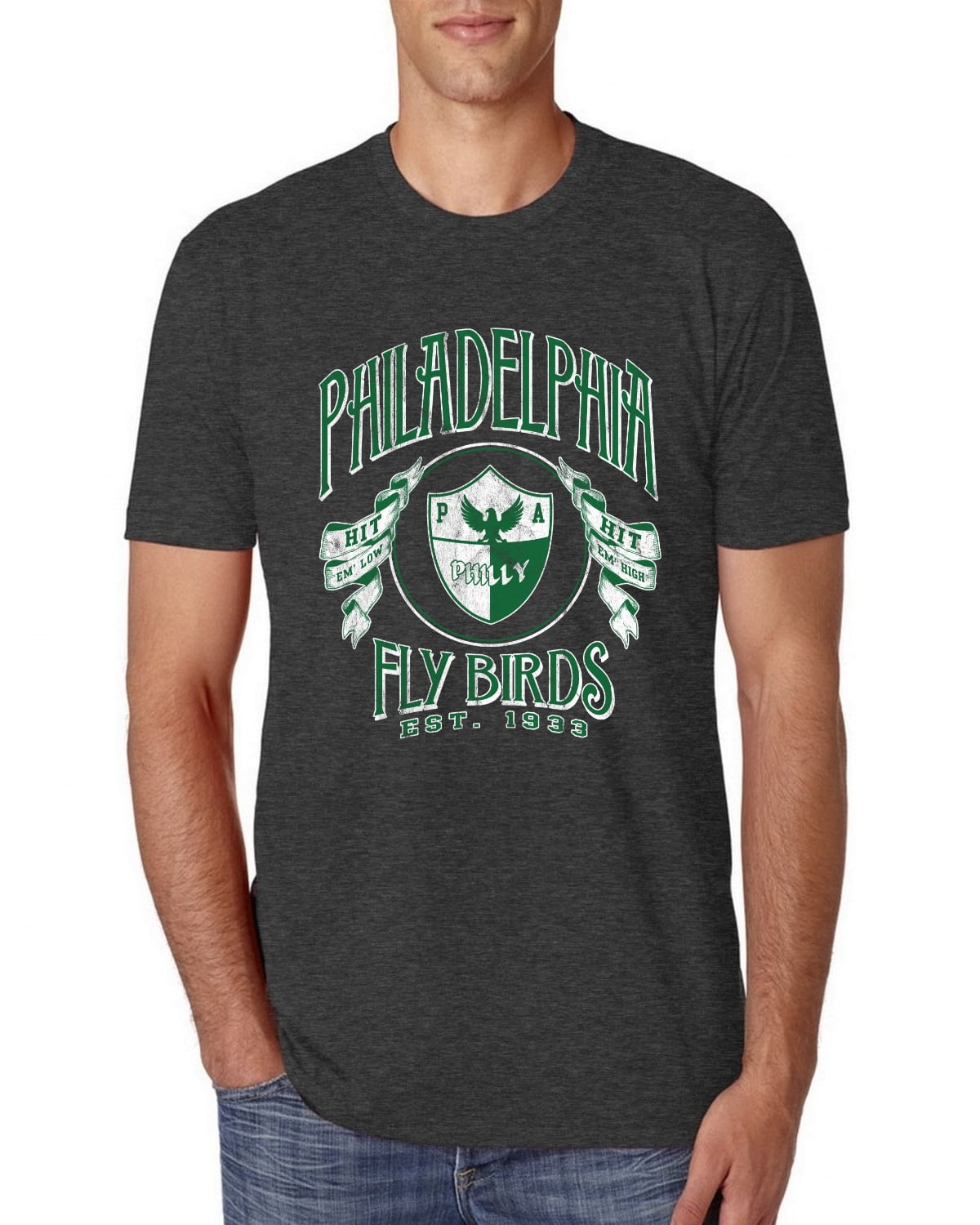 Wild Bobby Philly PA Football Fly Birds Est 1933 Classic Logo Green ...