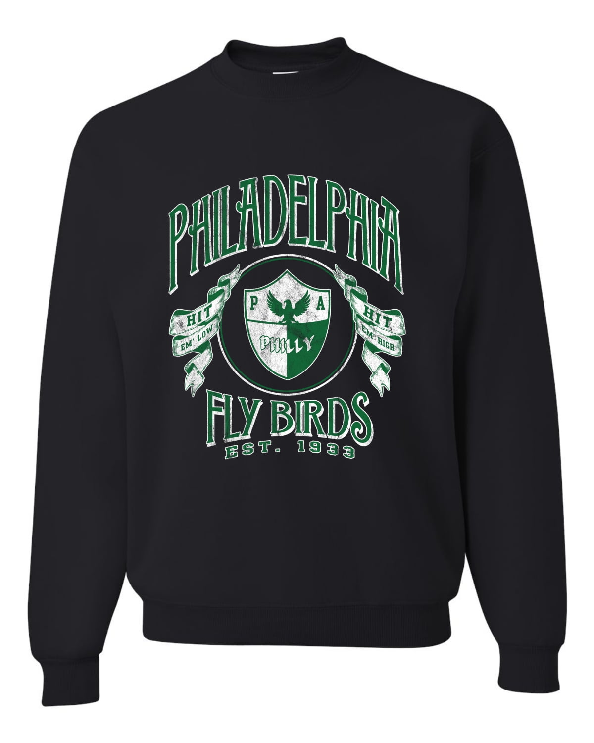 Wild Bobby Philly PA Football Fly Birds Est 1933 Classic Logo Green ...