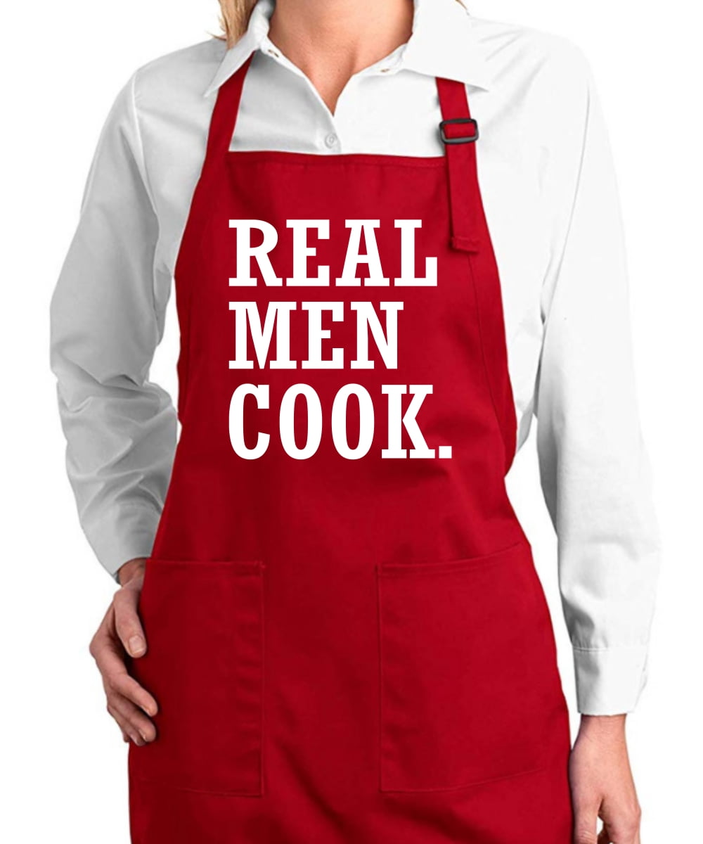 Wild Bobby, Real Men Cook. Funny Male Chef | Unisex Kitchen Utility ...