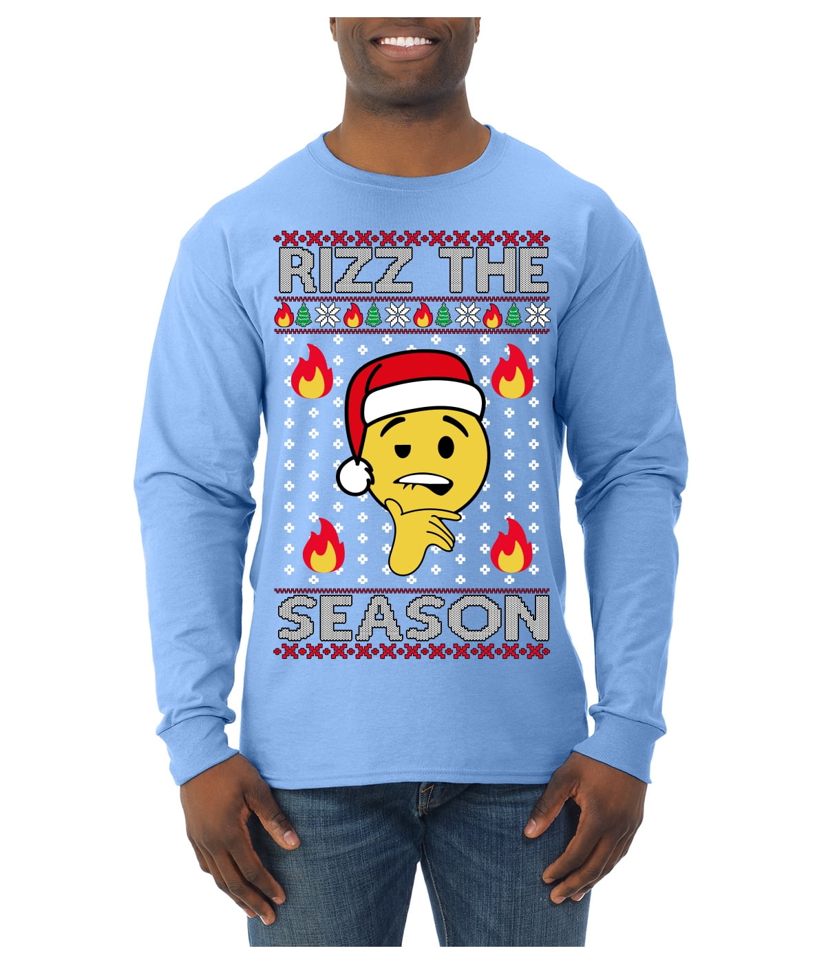 Wild Bobby Rizz the Season Viral Internet Fire Emoji Face Meme Ugly ...