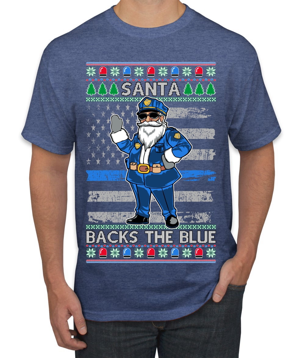 Wild Bobby Santa Backs The Blue Pro Police Law Enforcement Santa Claus ...