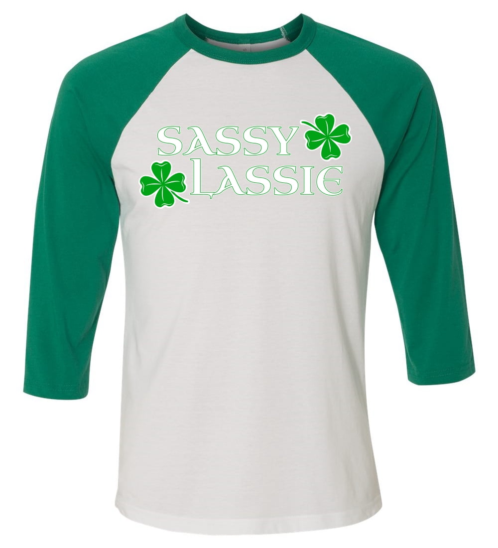 Wild Bobby Sassy Lassie Shamrock St. Patrick's Day Funny St. Patrick's ...