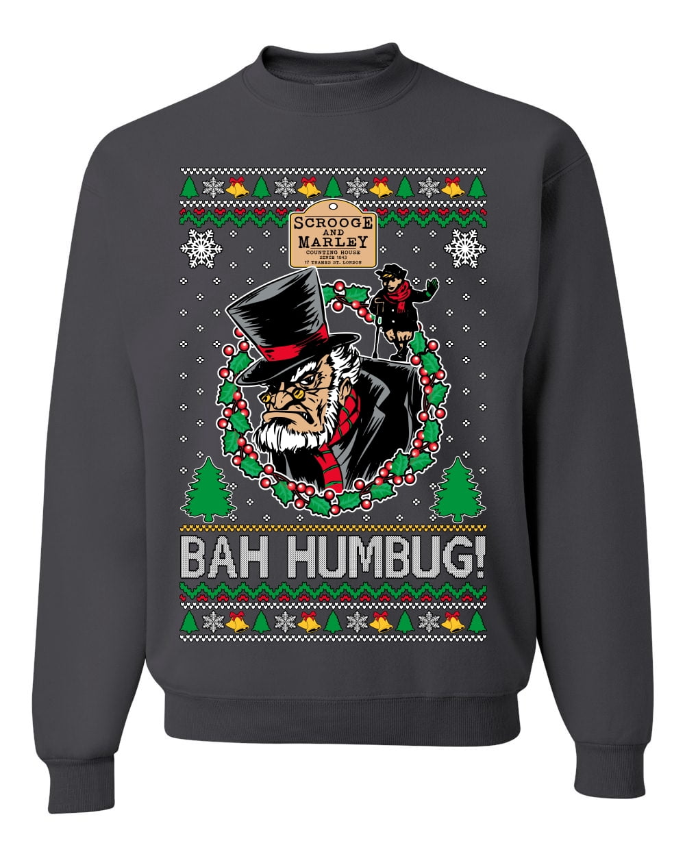 Wild Bobby Scrooge BAH HUMBUG! Christmas Carol Novel Ugly Christmas ...