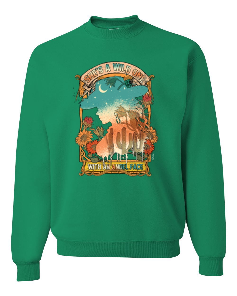 Wild Bobby She's A Wild One Country Angel Face Sunset Cowgirl Pop ...