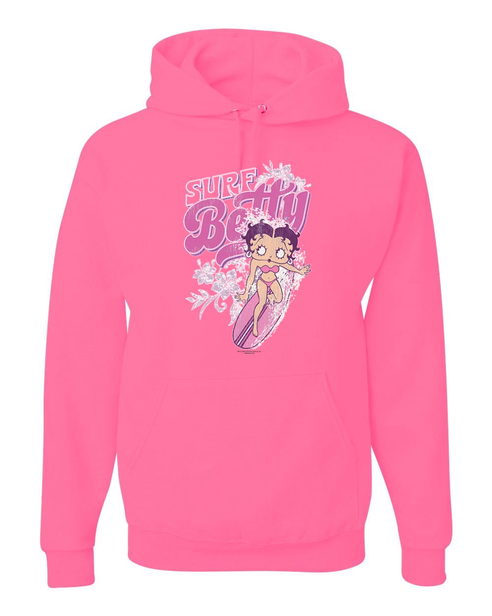 Wild Bobby, Shore Surfer Betty Boop Betty Boop Unisex Hoodie Sweatshirt ...